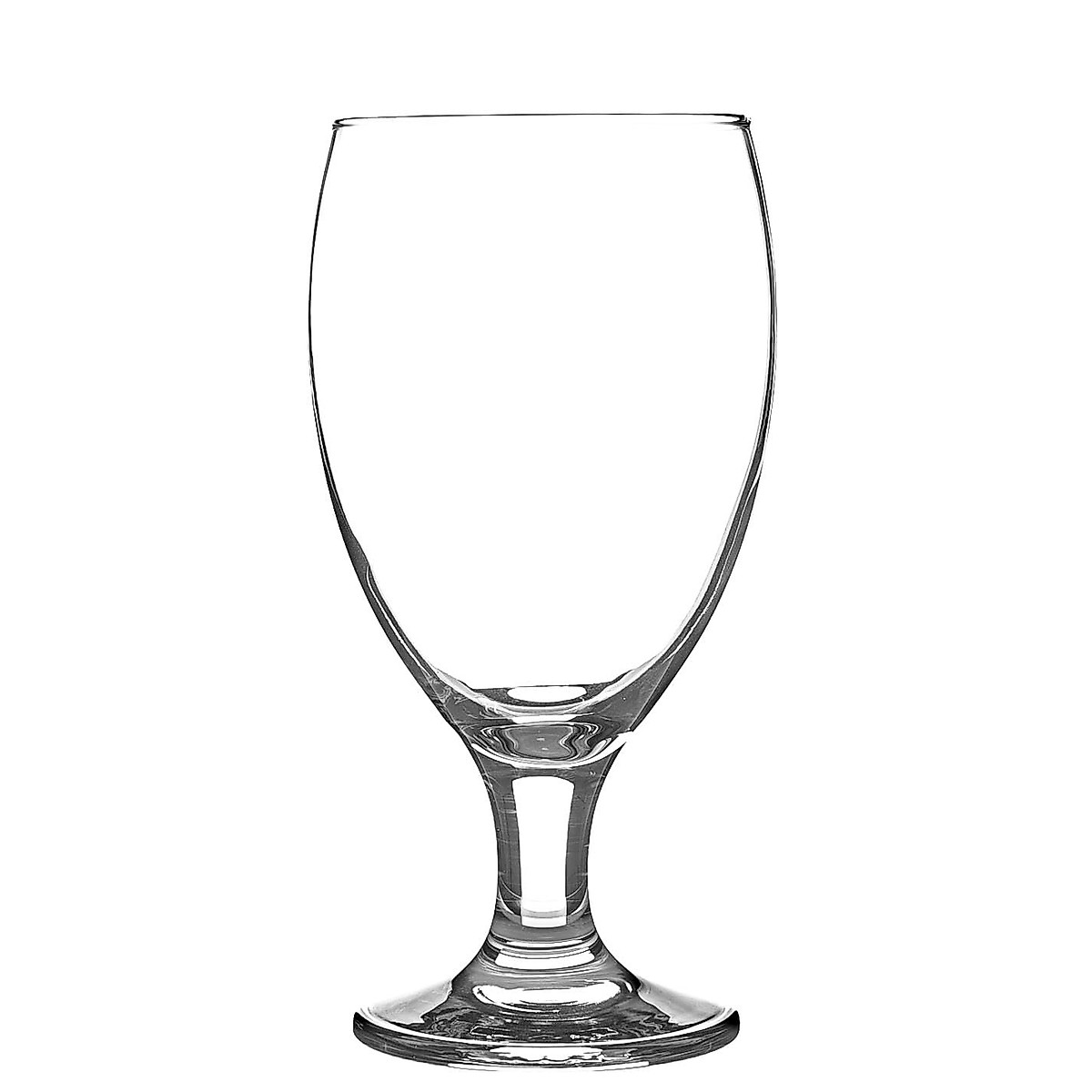 Rink Drink 4x Pint 590ml (20oz) Classic Tulip Beer Glasses Set - 'Empire' Range - Stemmed Snifter Drinking Lager Glass