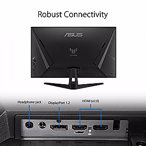 ASUS TUF Gaming 31.5” 1440P HDR Monitor (VG32AQA1A) - QHD (2560 x 1440), 170Hz, 1ms, Extreme Low Motion Blur, FreeSync Premium, DisplayPort, HDMI, HDR-10, Shadow Boost, VESA Wall Mountable,Black