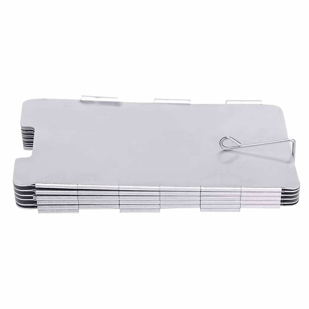 Camp Stove Windscreen, Stainless Steel 11-Plate Stove Windshield Lightweight Portable Stove Windscreen, for Outdoor Cooking BBQ Kitchen Home