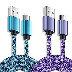 Android Charger Cable Type C Charger Cable Fast Charging 6FT Long USB C Cable Phone Cord for Samsung Galaxy S23 S22 Ultra Plus S21 FE S20 S10 A10e A03s A12 A13 5G A32 A52 A53,LG Stylo 6 5 4,Moto