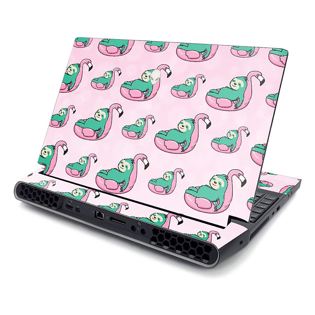 MightySkins Skin Compatible with Alienware Area-51M 17" (2019) - Sloth Chill | Protective, Durable, and Unique Vinyl Decal wrap Cover | Easy to Apply, Remove, and Change Styles | Made in The USA