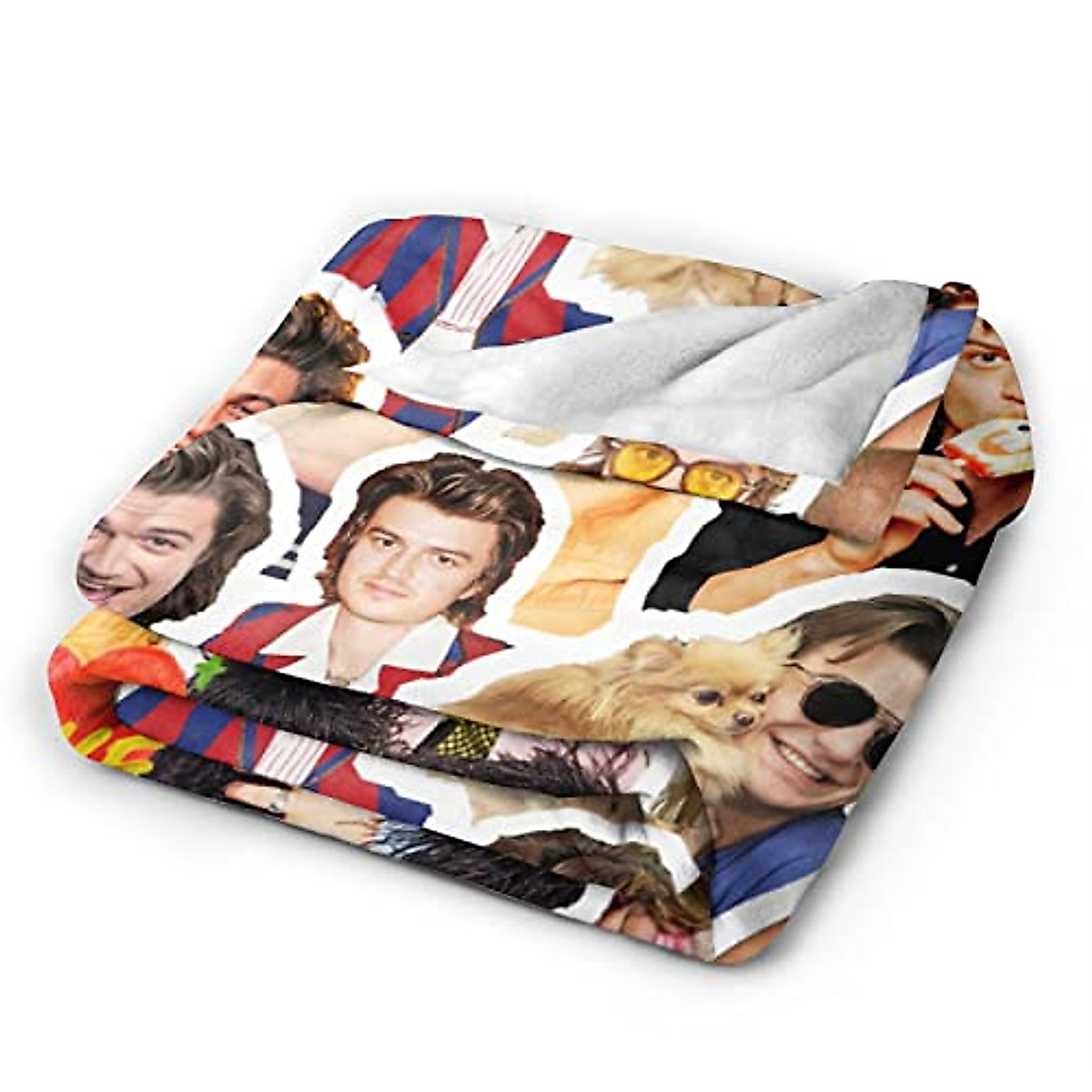 Blanket Joe Keery Steve Harrington Soft and Comfortable Warm Fleece Blanket for Sofa,Office Bed car Camp Couch Cozy Plush Throw Blankets Beach Blankets