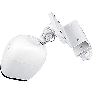 Wasserstein Weatherproof Gutter Mount Compatible with Arlo Pro/Pro2/Pro3/Pro4/ HD/Ultra/Ultra 2 (White)