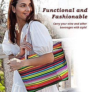 Insulated Wine Purse - Portable Tote w/Spout for Wine, Beer, Any Beverage - Gift for Wine Lovers, Beer Enthusiast, Mixologists, Moms On The Go and Everyone In Between