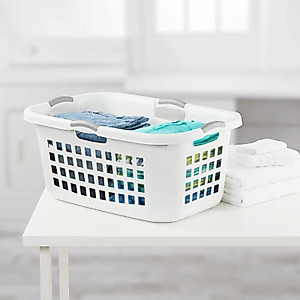 LAUNDRY BASKET WHT