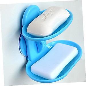 STOBAZA Wall Mount Bracket Cutlery Tray Soap Holder Suction Cup Wall Suction Cup Holder Suction Plate Hanger Holder