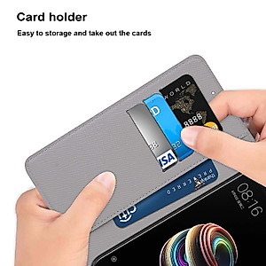 Ranyi for TCL 40 XE 5G Case, TCL 40 X 5G Case, Floral Flower Leather Wallet Case with Credit Card Holder Kickstand Strap Flip Folio Magnetic Wallet Case for TCL 40 XE 40 XE 5G T609DL /TCL 40 X 40X 5G