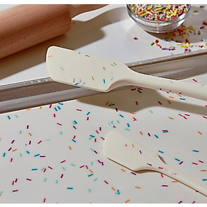 GIR: Get It Right Premium Silicone Baking Set - Non-Stick Heat Resistant Kitchen Baking Tools - Reusable Baking Mat, 11” and 8” Spatula – Sprinkles, (GIR3BK498SKL)