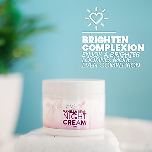 Eva Naturals Vanilla Bean Night Cream by Eva Naturals (60 ml) - With Vitamin E and Green Tea