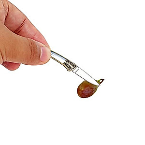 Tiny Folder Pocket Knife, Eastern Delights Miniature Collection Gadgets Tool for Opening Package (White Shell)