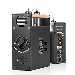XXXDXDP Mini Vacuum Tube Preamp MM/MC Phono Stage for Turntables Pre-Amplifier Desktop Headphone Amp