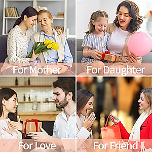 6 Pcs Personalized Travel Jewelry Boxes With 26 Letters (A-Z) DIY Your Letters Custom Feminine Gifts Mini Jewelry Boxes Earrings Rings And Necklaces Mirror Gifts For Moms Ladies Girls And Bridesmaids