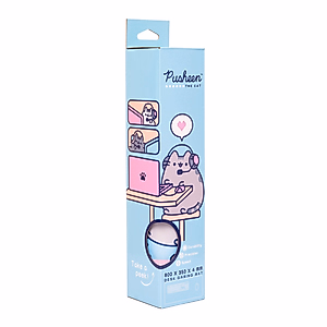 Official Pusheen Mouse Pad XXL - Desk Pad - 31.5" x 13.78" Non-Slip Rubber Base Mouse Mat, Gaming Mouse Pad, Keyboard Mouse Mat, Kawaii Mouse Pad