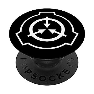 SCP Foundation Logo Front and Back Print PopSockets PopGrip: Swappable Grip for Phones & Tablets