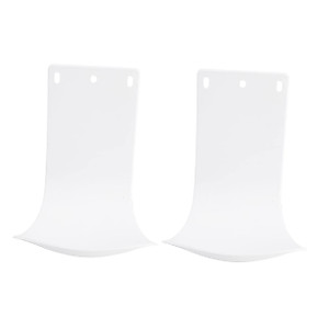 Angoily 2pcs Plastic Water Tray Wall Mount Soap Dispenser Handwashing Machine Trays Soap Dispenser Trays Holder Foaming Soap Drip Trays Decorate White Abs Dripping Water