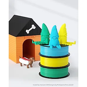 ELEGOO PLA Filament 1.75mm Black 1KG, 3D Printer Filament Dimensional Accuracy +/- 0.02mm, 1kg Spool(2.2lbs) Fit Most FDM 3D Printers