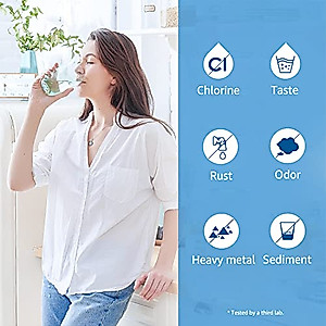 Waterdrop 3US-AF01 Under Sink Water Filter, Replacement for Standard Filtrete® 3US-AF01, 3US-AS01, Aqua-Pure AP Easy C-CS-FF, WHCF-SRC, WHCF-SUFC, WHCF-SUF, NSF/ANSI 42 Certified, Pack of 3