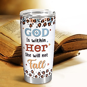 365fury Christian Gifts for Women - Religious Gifts For Women - Inspirational Gifts for Women - Birthday Gifts for Women, Mom, Friends- Religious Gifts - Christian Tumbler 20Oz - Religious Travel Mug