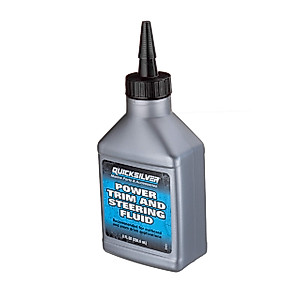 Quicksilver 858074Q01 Power Trim and Steering Fluid - 8 Oz. Bottle