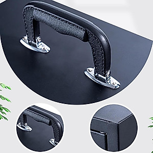 DJFOG Phone Storage Cabinet School Mobile Phone Safe Deposit Box Metal Durable Mobile Phone Storage Box Mobile Phone Storage Cabinet with Lock,Black,36bits