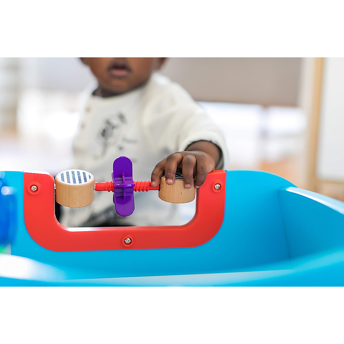 Baby Einstein Discovery Buggy Wooden Activity Walker & Wagon, Ages 12 Months +