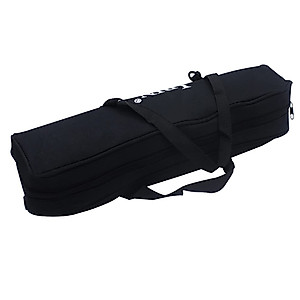 Happyyami 32 Key Melodica Carring Case Keyboard Piano Storage Bag Organ Gig Pouch Musical Instrument with Shoulder Strap Handle for Traval Black