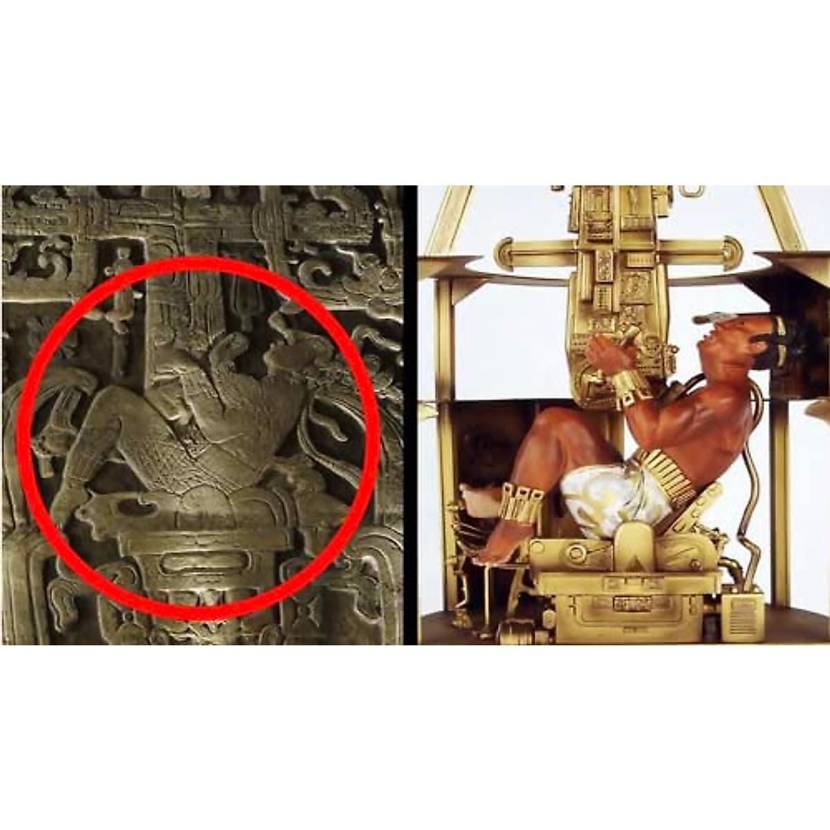 1983 Mo 50 Centavos Mexico Coin. Commemorating Palenque Pakal An Maya Emperor Who Inspired"Ancient Astronauts" Conspiracy Theory. 50 Centavos Graded By Seller Circulated Condition