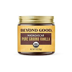 Organic Pure Ground Vanilla Powder | Pure Madagascar Grade A Ground Vanilla Beans for Bakers, Chefs, Ice Cream Makers, and Home Cooks | Beyond Good Vanilla