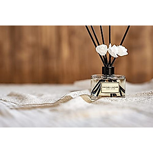 CULTURE & NATURE Reed Diffuser 6.7 oz (200ml) English Pear & Freesia Scented Reed Diffuser Set
