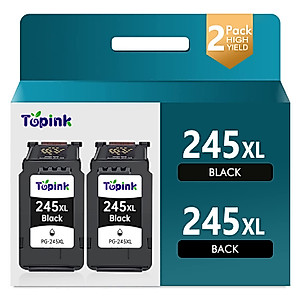 245XL Ink Cartridge Replacement for Canon Printer Ink 245 Black XL Ink PG-245XL PG 245 Use with PIXMA MX492 MX490 MG2522 MG2920 MG2420 MG2520 MG2922 TS3100 TS3122 TS3320 TR4520 TR4522 Printers