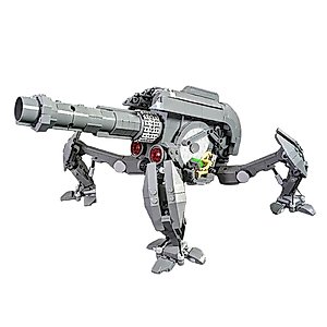J-1 Proton Cannon Building Kit, Cclone Robot Artillery Building blocks Mecha Toy, Movie Confederacy Wars Series Weapon Collection Model (923pcs)