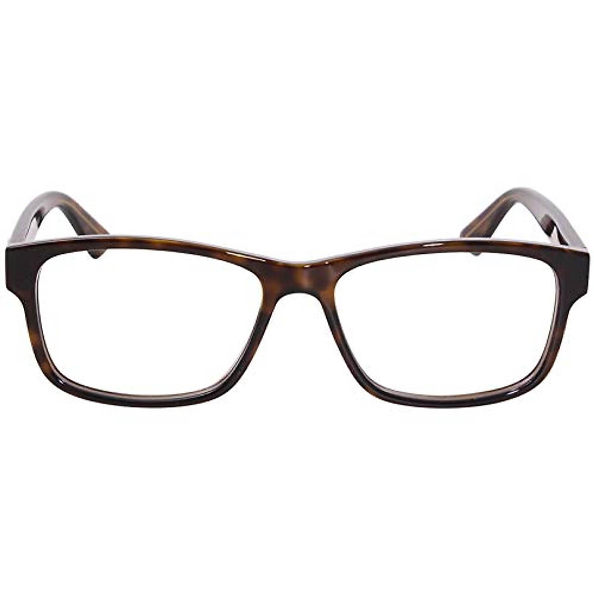 Gucci Web Men's GG0640OA 002 Havana Full Rim Rectangular Eyeglasses 55mm