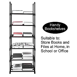 Easyhouse 6 Tier Tall Shoe Rack for Closet Entryway, Metal Sturdy Shoe Shelf Storage Organizer, Vertical Small Space Large Capacity for 12-16 Pairs of Shoes