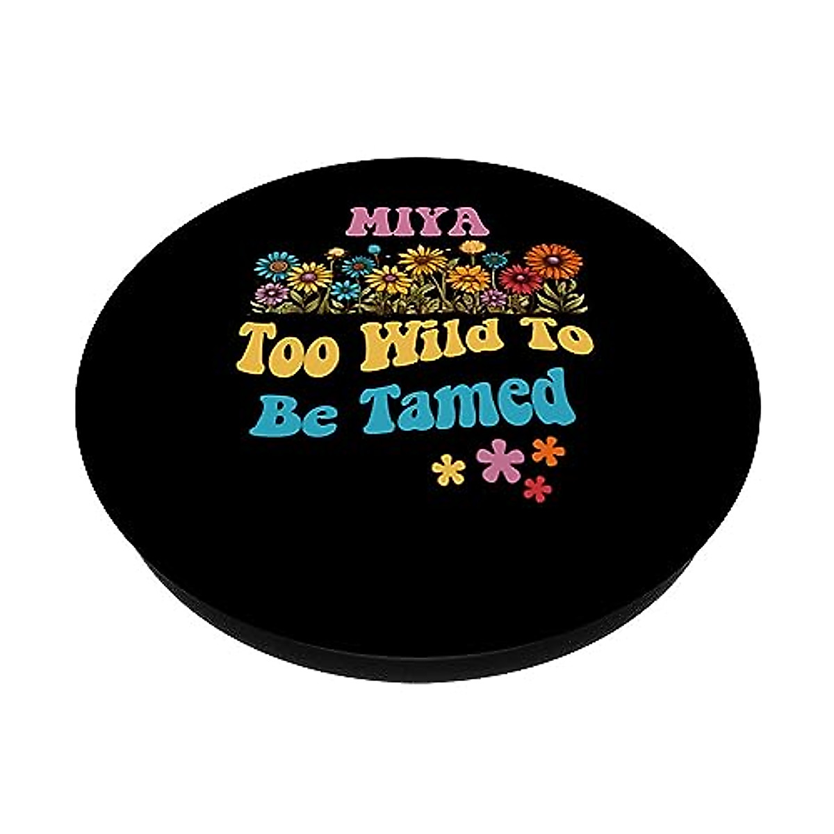 MIYA Name Cute Retro Girls Wildflower MIYA Name PopSockets Standard PopGrip