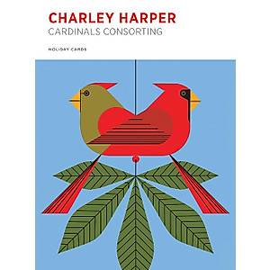 Pomegranate Charley Harper: Cardinals Consorting Holiday Cards