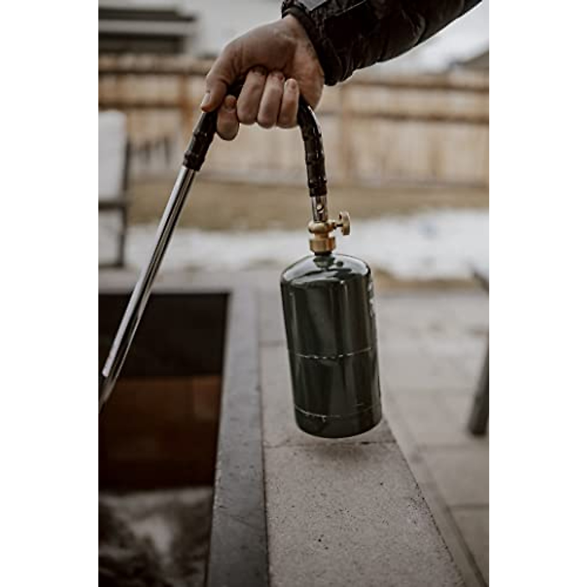 Gas One Propane Torch for 1lb Propane Tank with Auto Ignition - Used for Weed Burner and Flamethrower (14-16.4oz propane tanks)