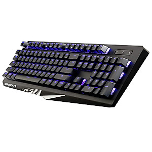 Mad Catz KS13MMUSBL000-0JI Gaming Keyboard, S.T.R.I.K.E. 4, Mechanical Keyboard, English US Layout, RGB16.8 Million Colors, 18 RGB Lighting Patterns, Authentic Japanese Product