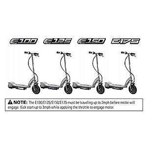 24V Battery Charger for Razor E100 - Original 24V 600mA Charger for Razor E100, E125, E150, E175, Crazy Cart, eSpark - Premium Compact Replacement E100 Charger
