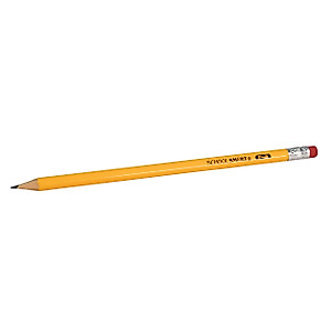 School Smart Number 2 Pre-Sharpened Pencils, Latex-Free Eraser, Pack of 12