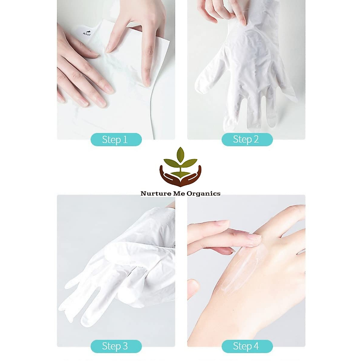 Mother's Day Gift Box Skincare Spa Set. Luxury Spa Gift Set with Hand Mask & Foot Peeling Mask for Working Hands Lotion Gift Set for Hardworking Women & Men! Moisturizing Healing Skincare Kit.