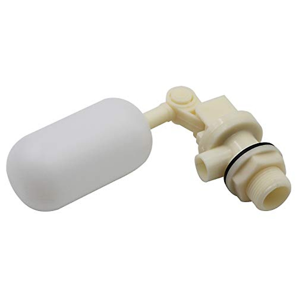NC 3PCS Water Float Valve with Adjustable Arm, Automatic 3/4 Float Ball Valve with Water Level Shut Off for Water Tank Pond Livestock Horse Cattle Goat Sheep Pig Dog Waterer