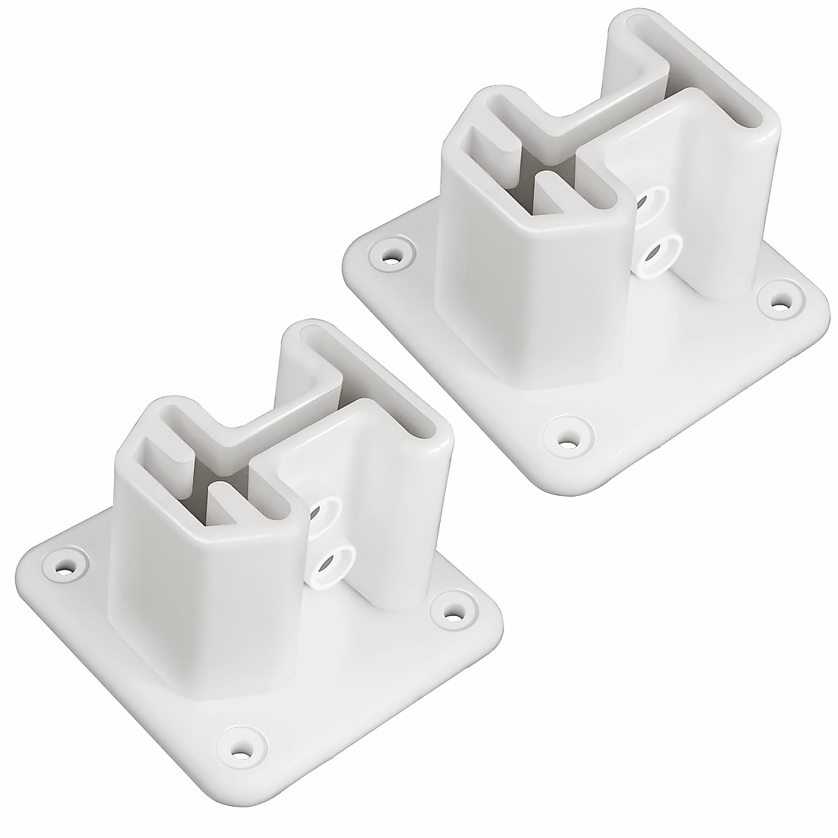 2 Pack 832414, 832414D, BUL-41-1 Ladder Flanges Replacement for Heavy Duty Resin in-Pool Above Ground Swimming Pool Ladder, Hook/Hanging Ladder Flanges, Ytpoools