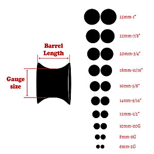 JOYTOYOU 20Pcs Camouflage Turquoise and Pink Silicone Ear Gauge Tunnels Stretching Kit Flesh Tunnels Expander Set 2g to 1"