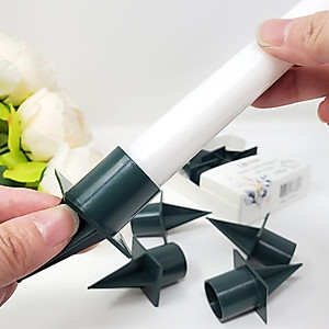 Floral Taper Candle Holder 6 Pcs by LifeStyle Channel