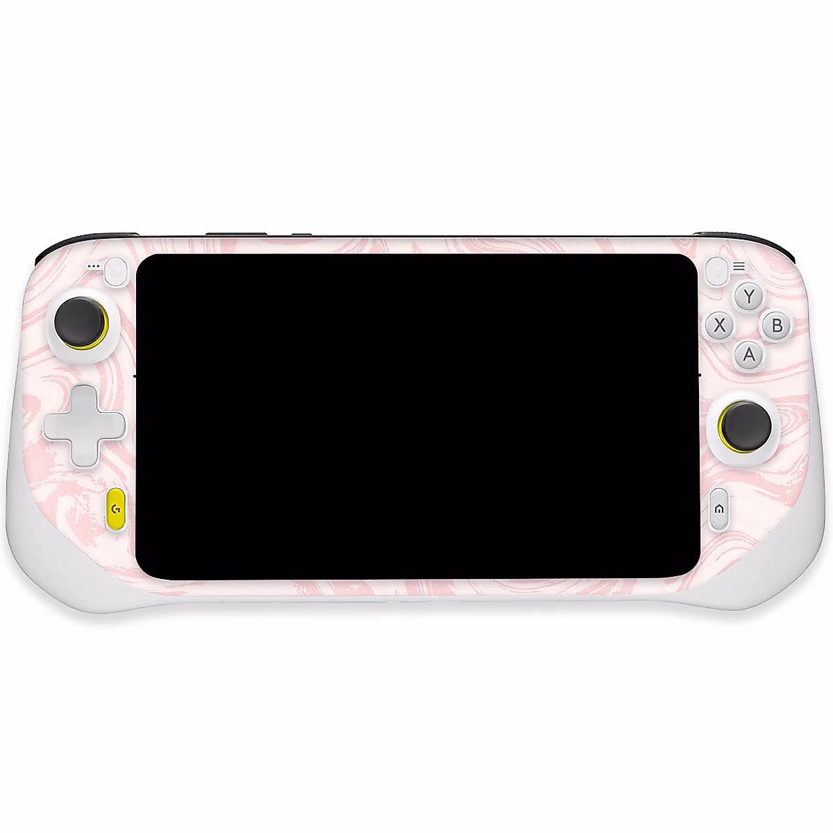 MightySkins Glossy Glitter Skin Compatible with Logitech G Cloud Gaming Handheld - Silky Pink | Protective, Durable High-Gloss Glitter Finish | Easy to Apply | Made in The USA