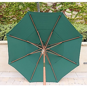 Formosa Covers 9ft Replacement Canopy 8 ribs in Hunter Green (Canopy only)