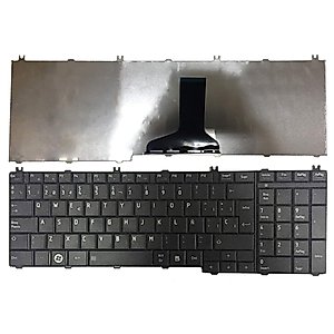 YUHUAI Laptop Replacement Keyboard Fit Toshiba Satellite L750 L755 L770 L775 L750D L755D L770D L775D Spanish Layout
