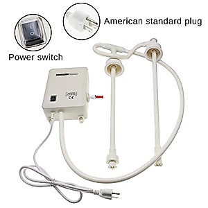 UD Bottled Water Dispenser Pump System Food Grade Self priming 110V 1GPM Suitable for Coffee Brewer Ice Maker Refrigerator Double tube 9inchinch x 4.6inchinch x 3inchinch