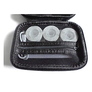 AMSAMOTION Label Maker Case for SUPVAN E10 Mini Bluetooth Label Printer, Extra Interior Mesh Pocket Fits Label Paper Cable