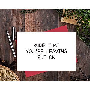 Humorous New Job Card, Coworker Leaving Card, Funny Colleague Going Away Card